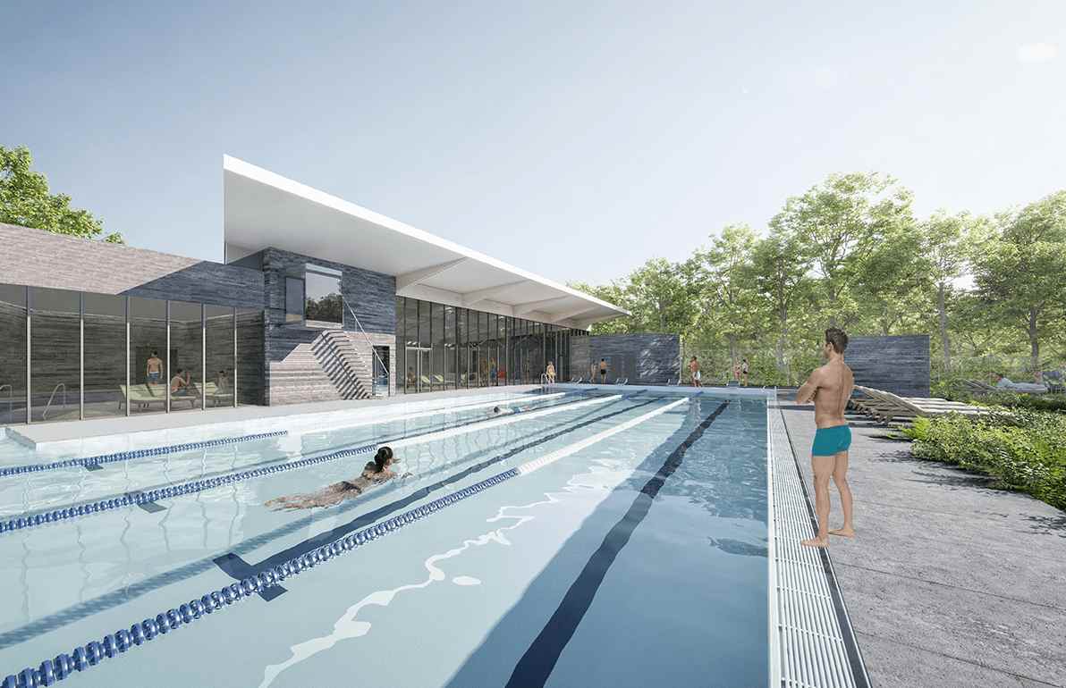 Reconstruction de la piscine Belle-Beille à Angers - BSSYNTHESE